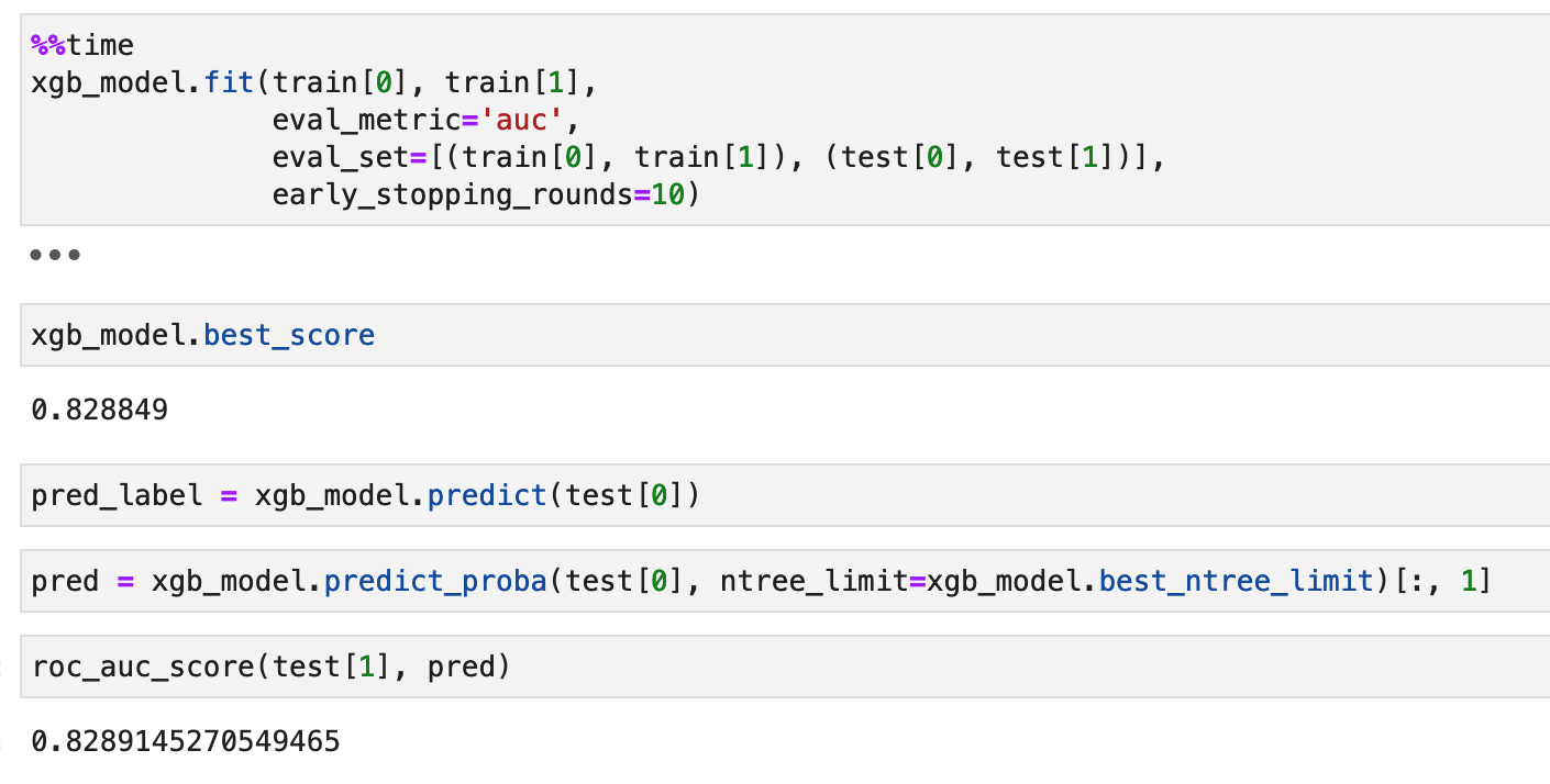 Why is XGBoost 'auc' score different from sklearn 'roc-auc-score'? · Issue #7656 · dmlc/xgboost ...