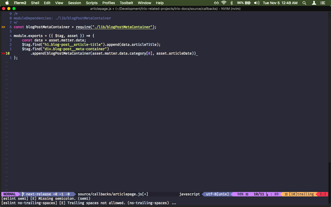 Errors not showing up · Issue #26 · neoclide/coc-eslint · GitHub