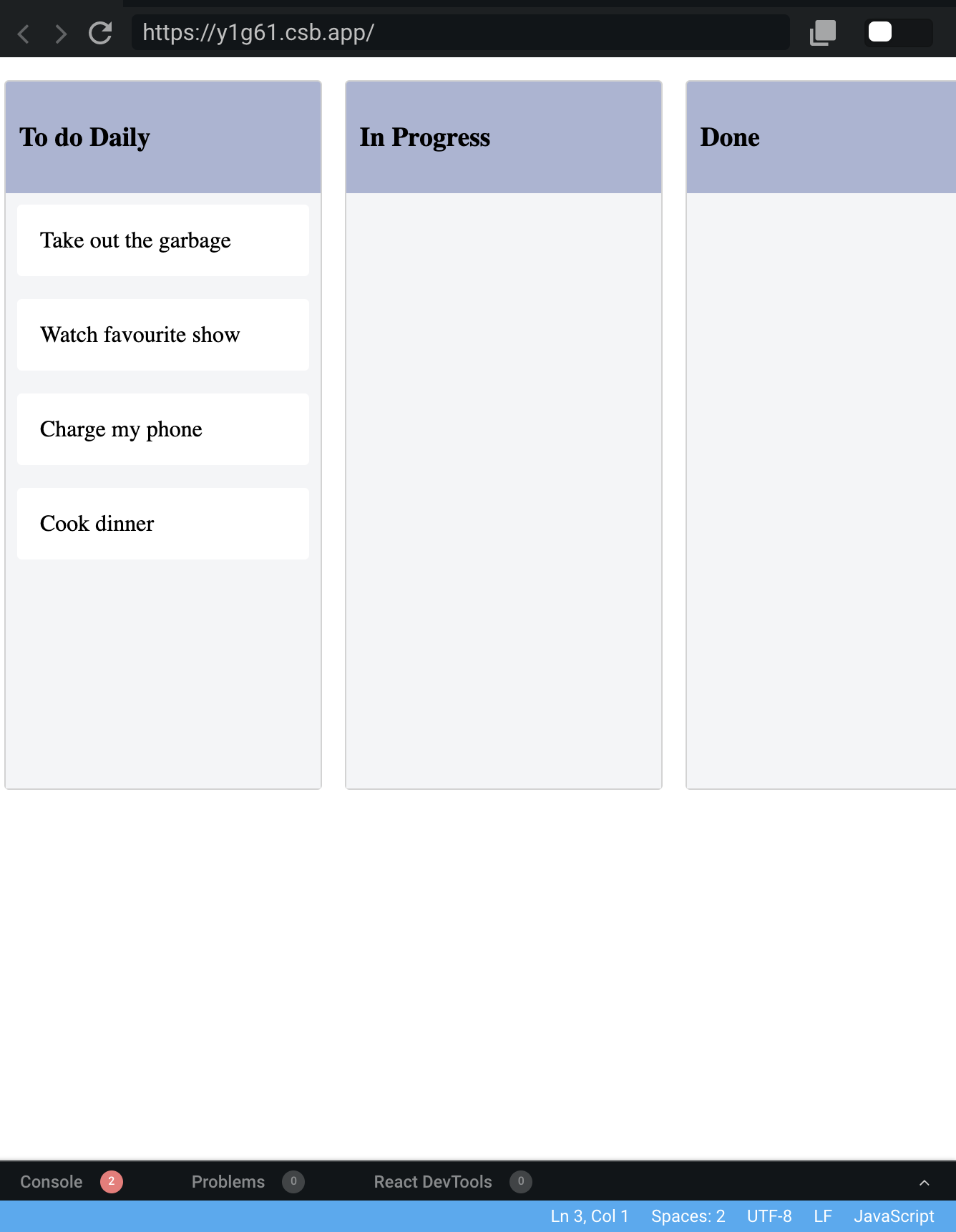 [BUG] - Issues moving "1st items" between columns · Issue #1624 · atlassian/react-beautiful-dnd ...