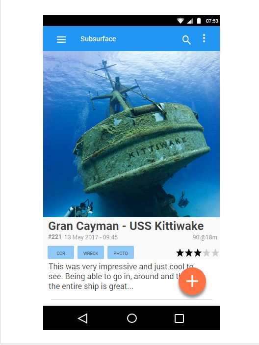 [idea] Mobile UI #4: Dive list different layouts and menu option · Issue #428 · subsurface ...