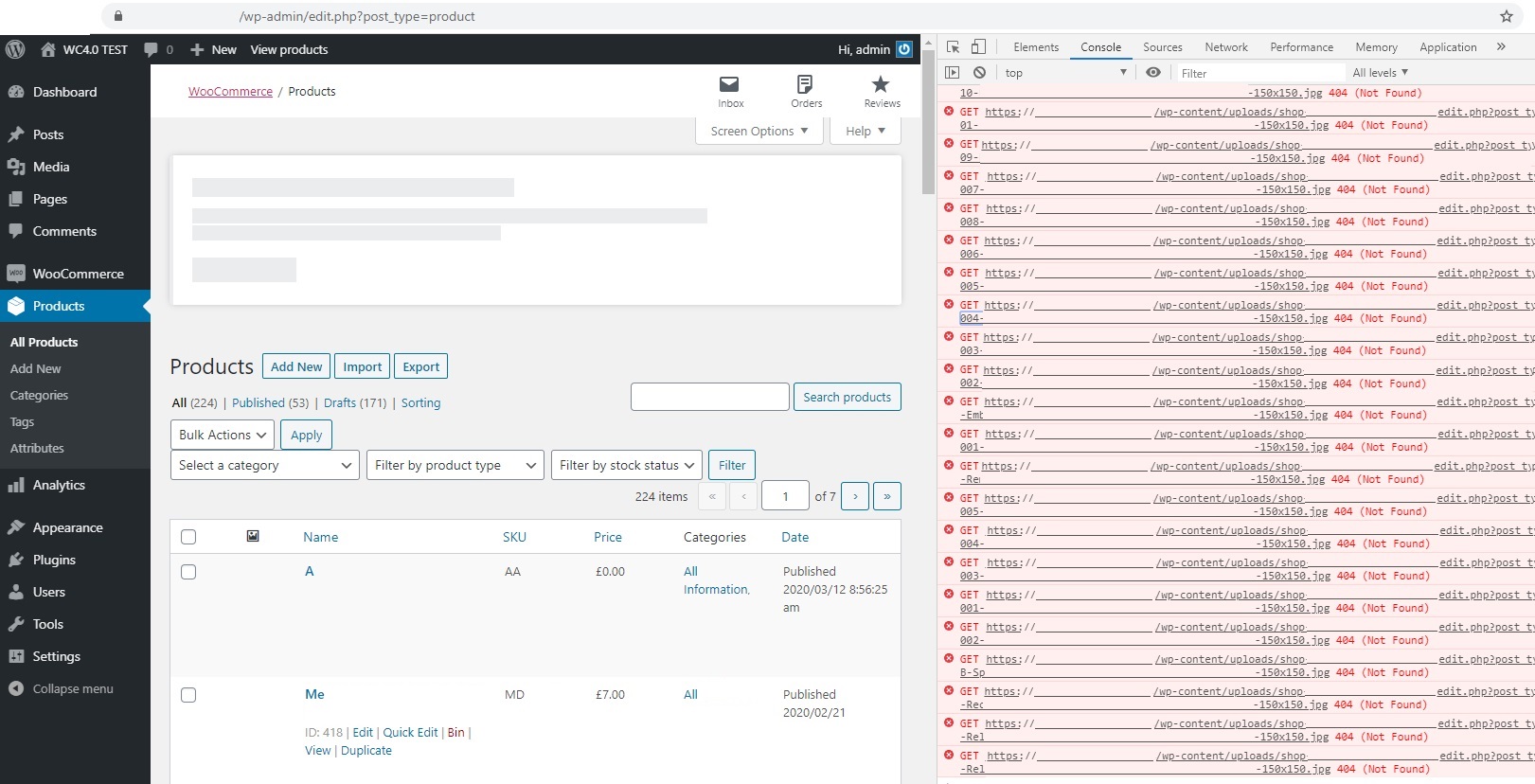 Wc 40 Admin Dashboard And Images Fail To Load · Issue 25924 · Woocommercewoocommerce · Github