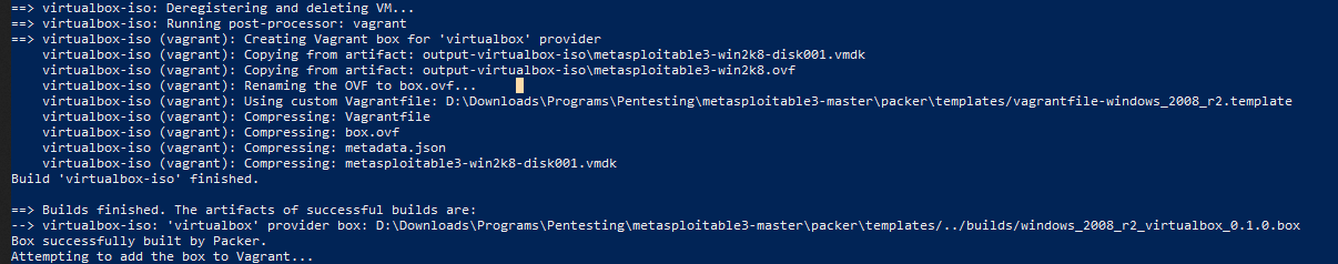 Nobody Knows the Trouble I've Seen · Issue #310 · rapid7/metasploitable3 · GitHub