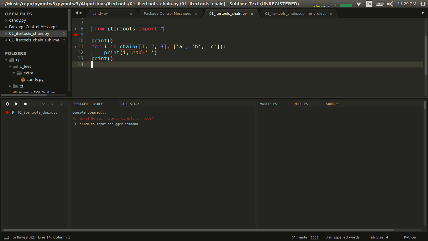 [Error 2] No such file or directory : 'node' · Issue #57 · daveleroy/SublimeDebugger · GitHub