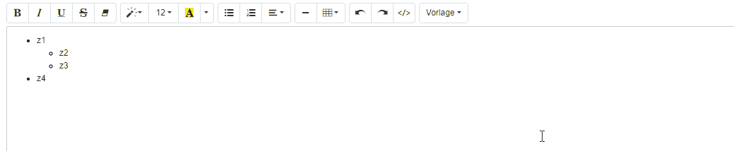 Outdent of a bulletpoint entry creates empty UL if line ends with a ...