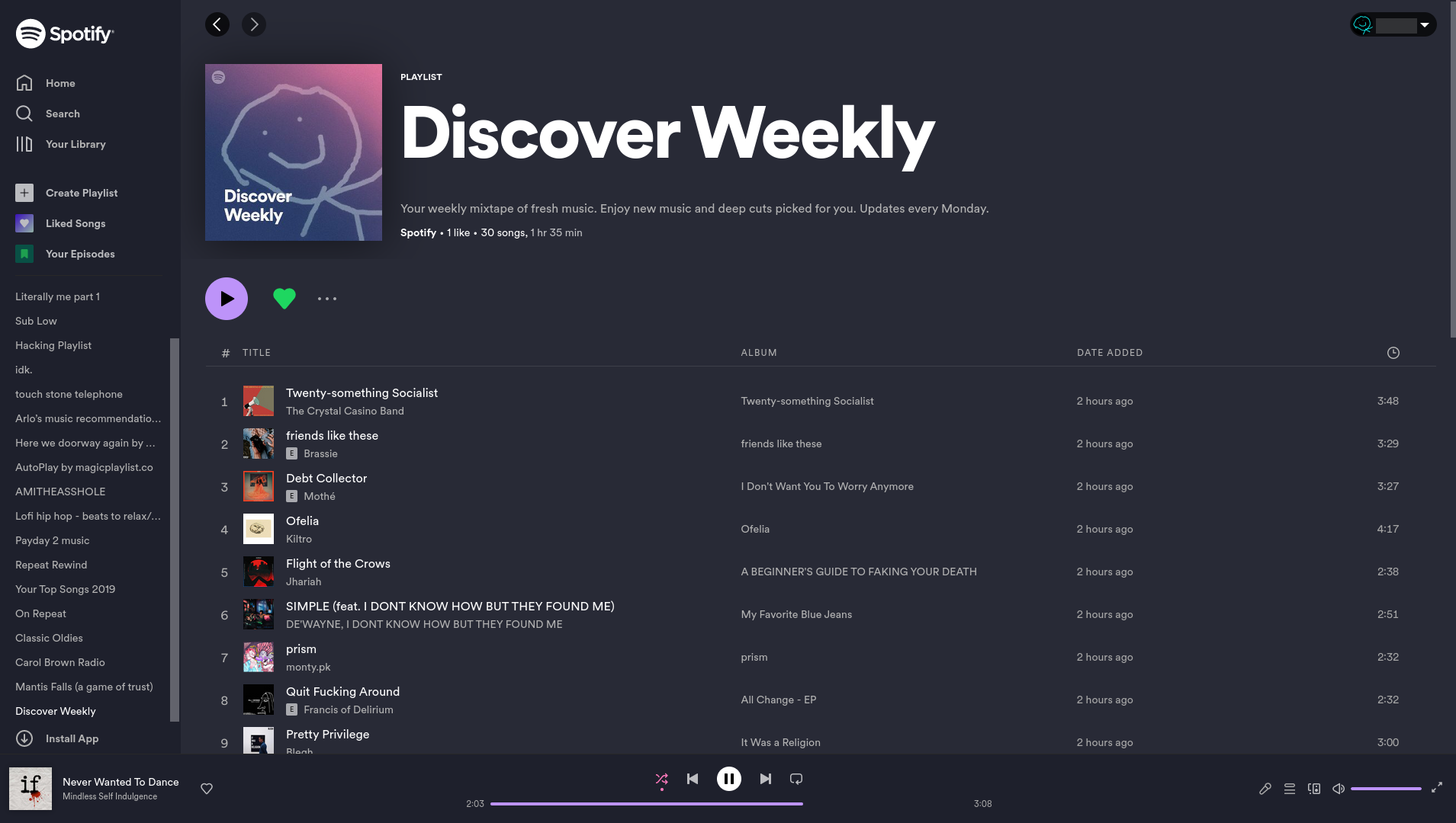 GitHub - taylortek/Spotify-Dracula: UserScript to make Spotify follow ...
