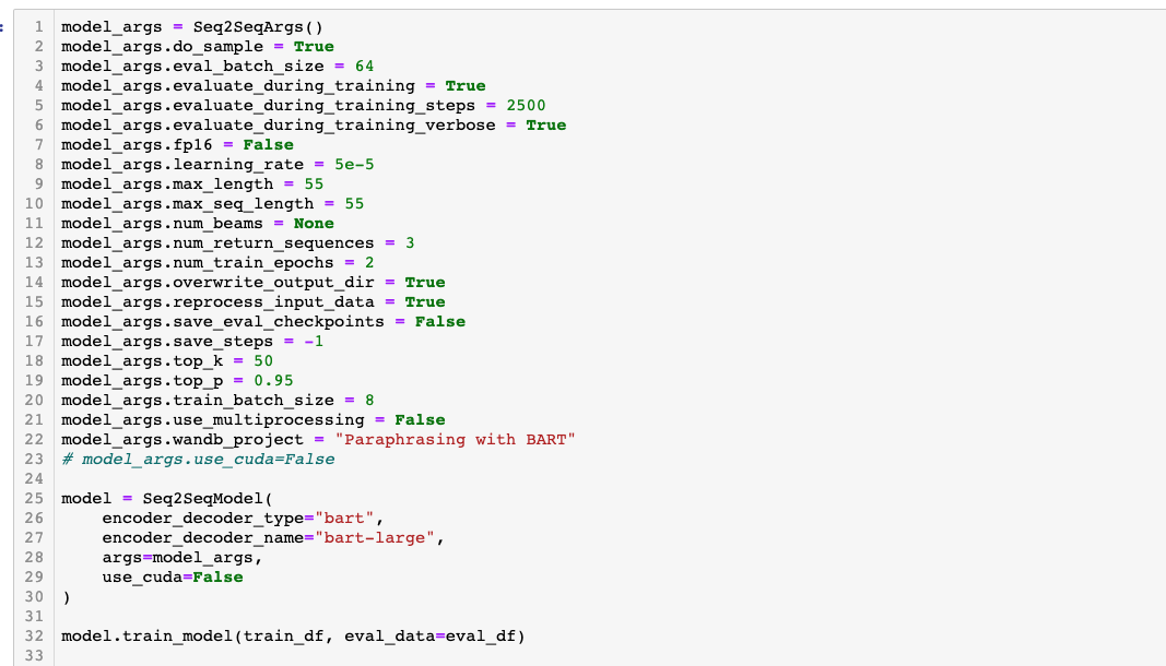 BART-Large loading problem · Issue #1226 · ThilinaRajapakse/simpletransformers · GitHub