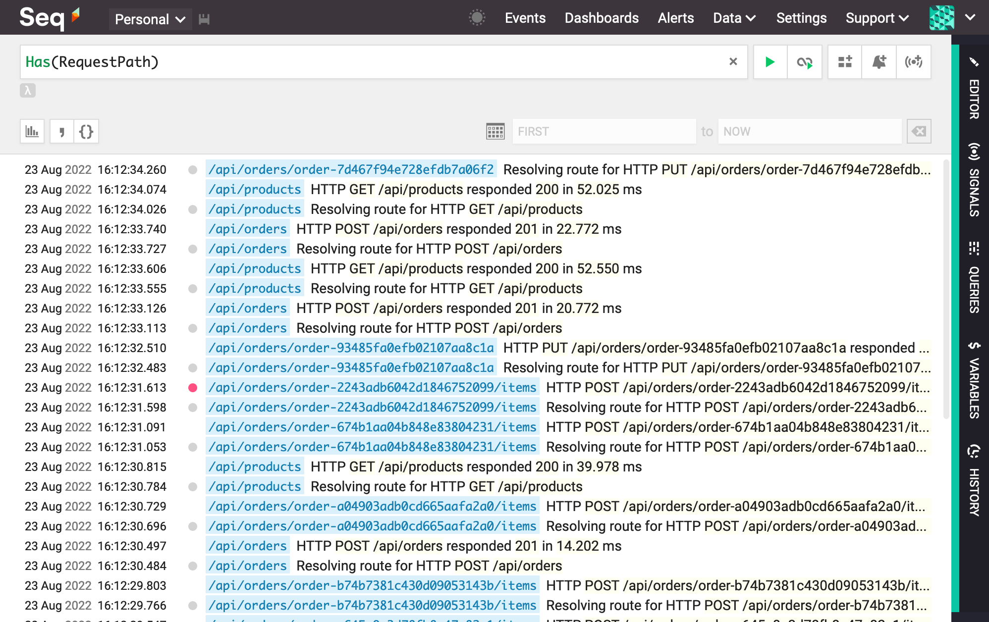 Feature request: Add support for multi-column view of events · datalust seq-tickets · Discussion ...
