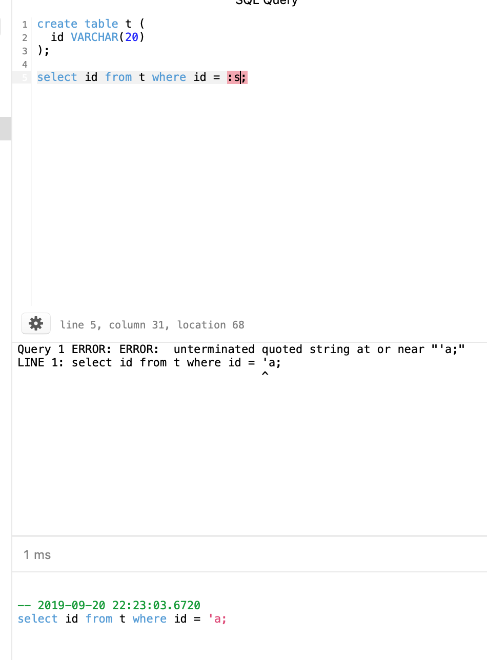 Allow query parameters in SQL query window · Issue #430 · TablePlus/TablePlus · GitHub