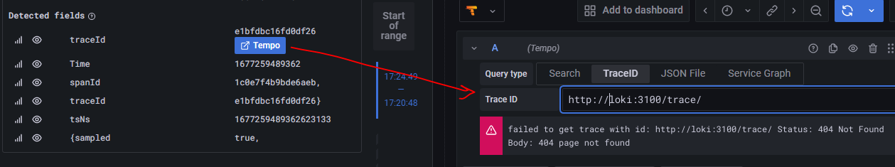 Loki Datasource Derived Field Configuration For Url Fieldname Is Not Filled In The Guiquery 