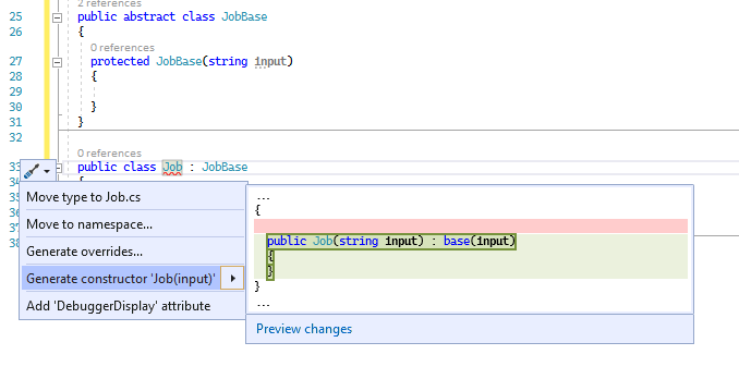 Suggest Adding Constructor Inside Class As Well Not Only When Cursor Is On Class Name · Issue 1835