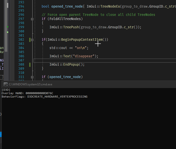 TreeNodeEx - BeginPopupContextItem only shows for a short time · Issue ...