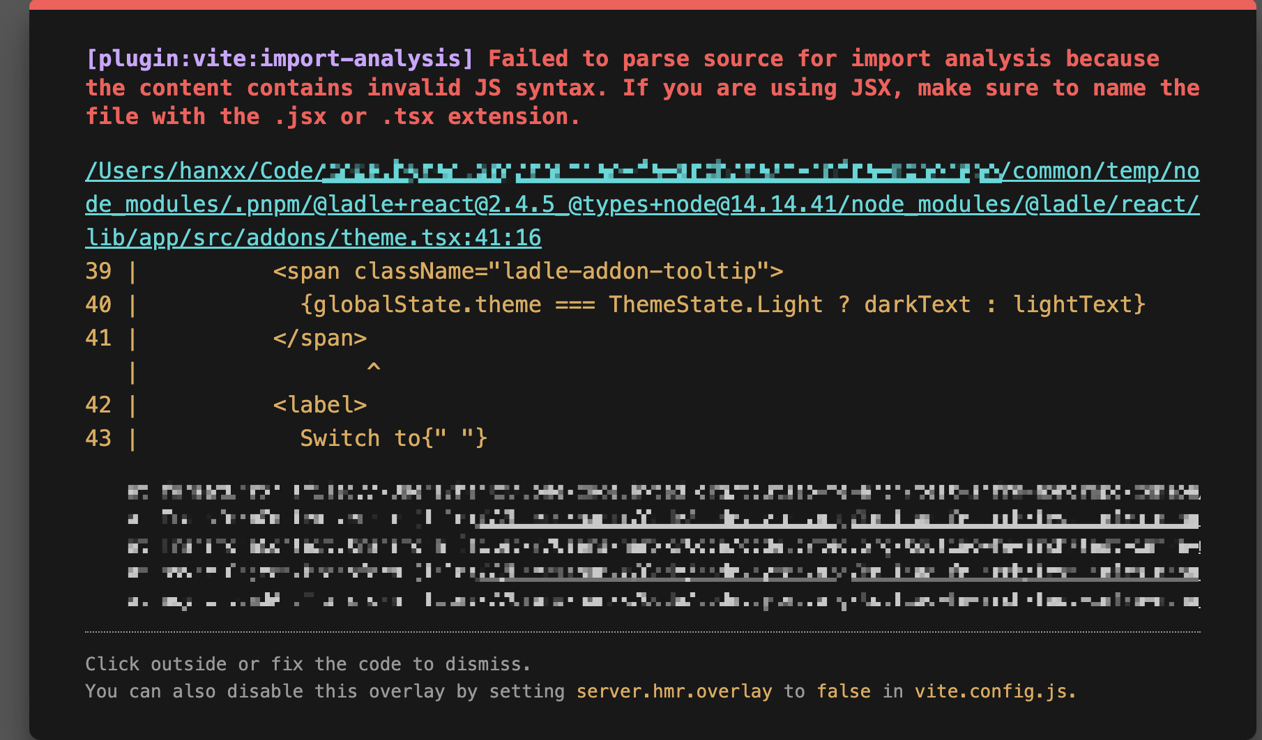 vite-plugin-react-swc and ladle · Issue #294 · tajo/ladle · GitHub