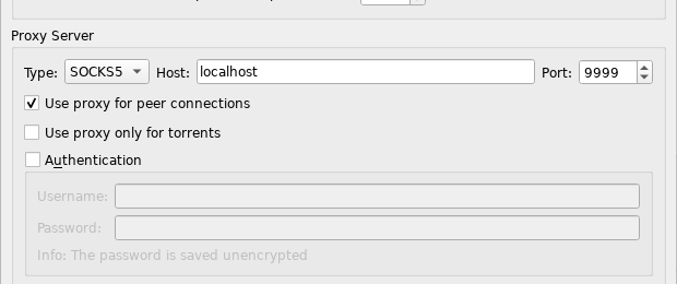 When the SOCKS5 proxy port doesn't accept connections qBittorrent falls back on the original ...