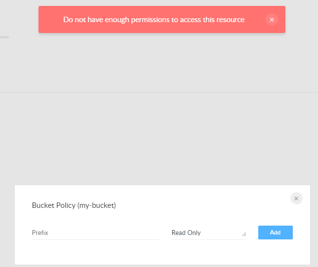 A User Gets A Error From Web Ui When Trying To Edit A Bucket Policy · Issue 7913 · Miniominio