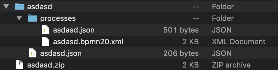 Modeler Services: Wrong file format for process extensions when export ...