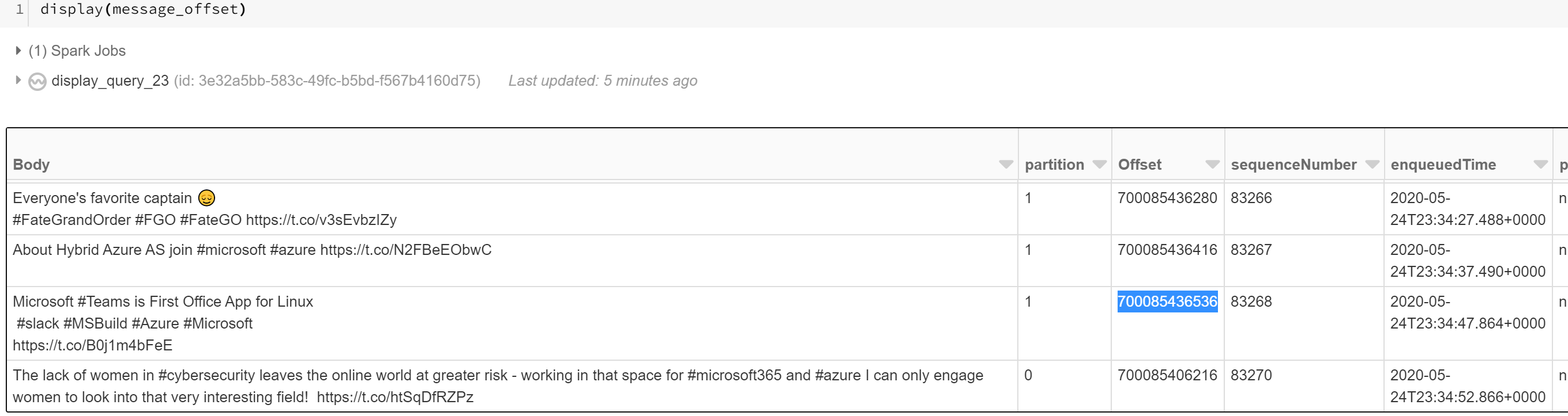 Incorrect filtering by enqueuedTime · Issue #444 · Azure/azure-event-hubs-spark · GitHub