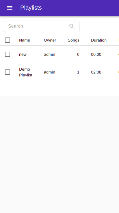 Render SimpleList for xs screens in PlaylistList similar to AlbumListView · Issue #1008 ...