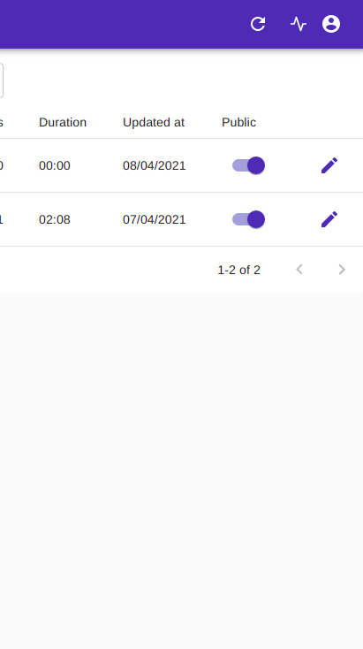 Render SimpleList for xs screens in PlaylistList similar to AlbumListView · Issue #1008 ...