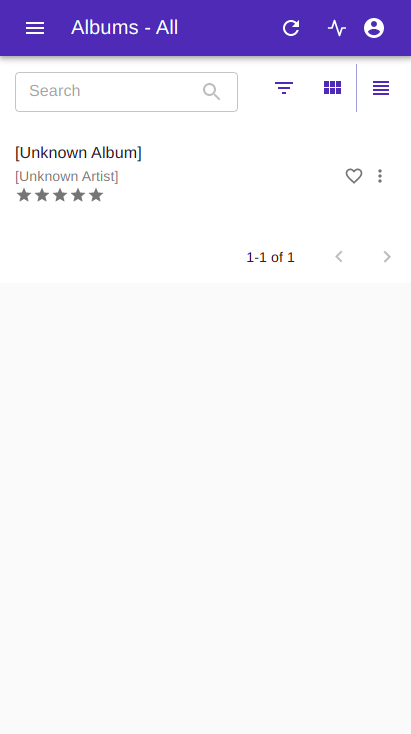 Render SimpleList for xs screens in PlaylistList similar to AlbumListView · Issue #1008 ...
