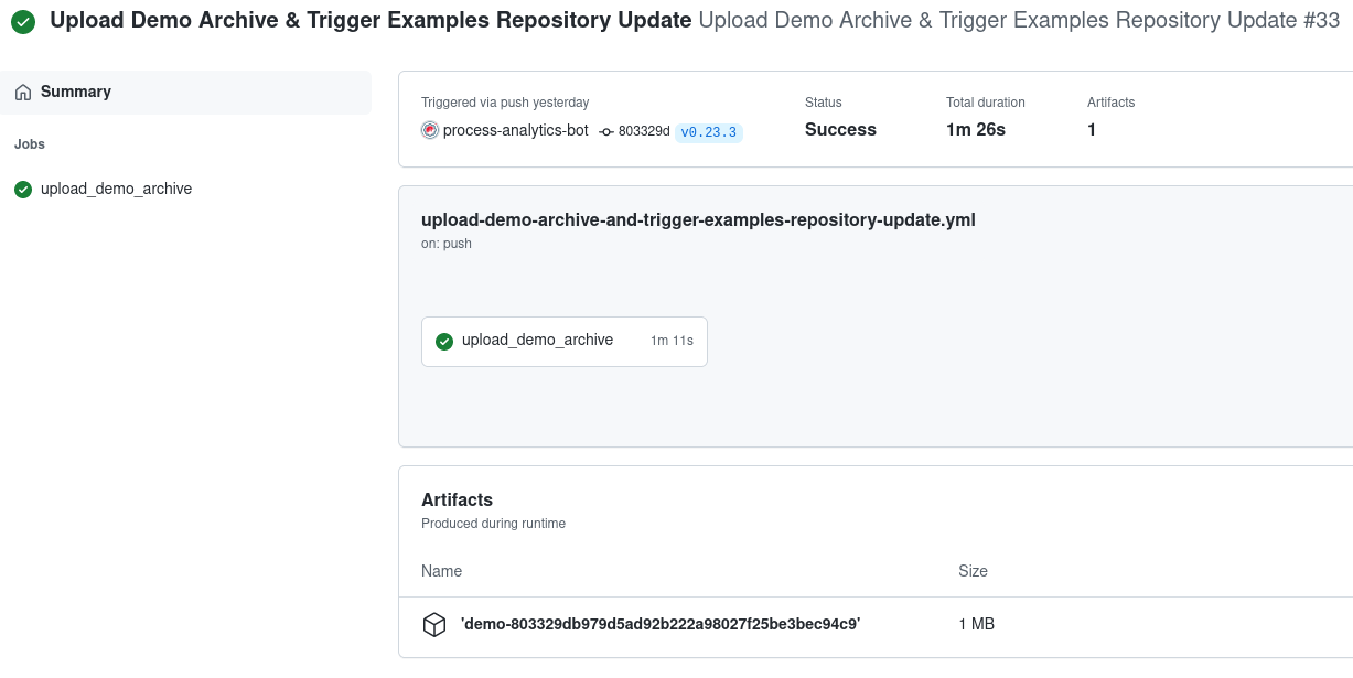 [INFRA] The artifact name of the demo generated at release time contains extra quote · Issue ...