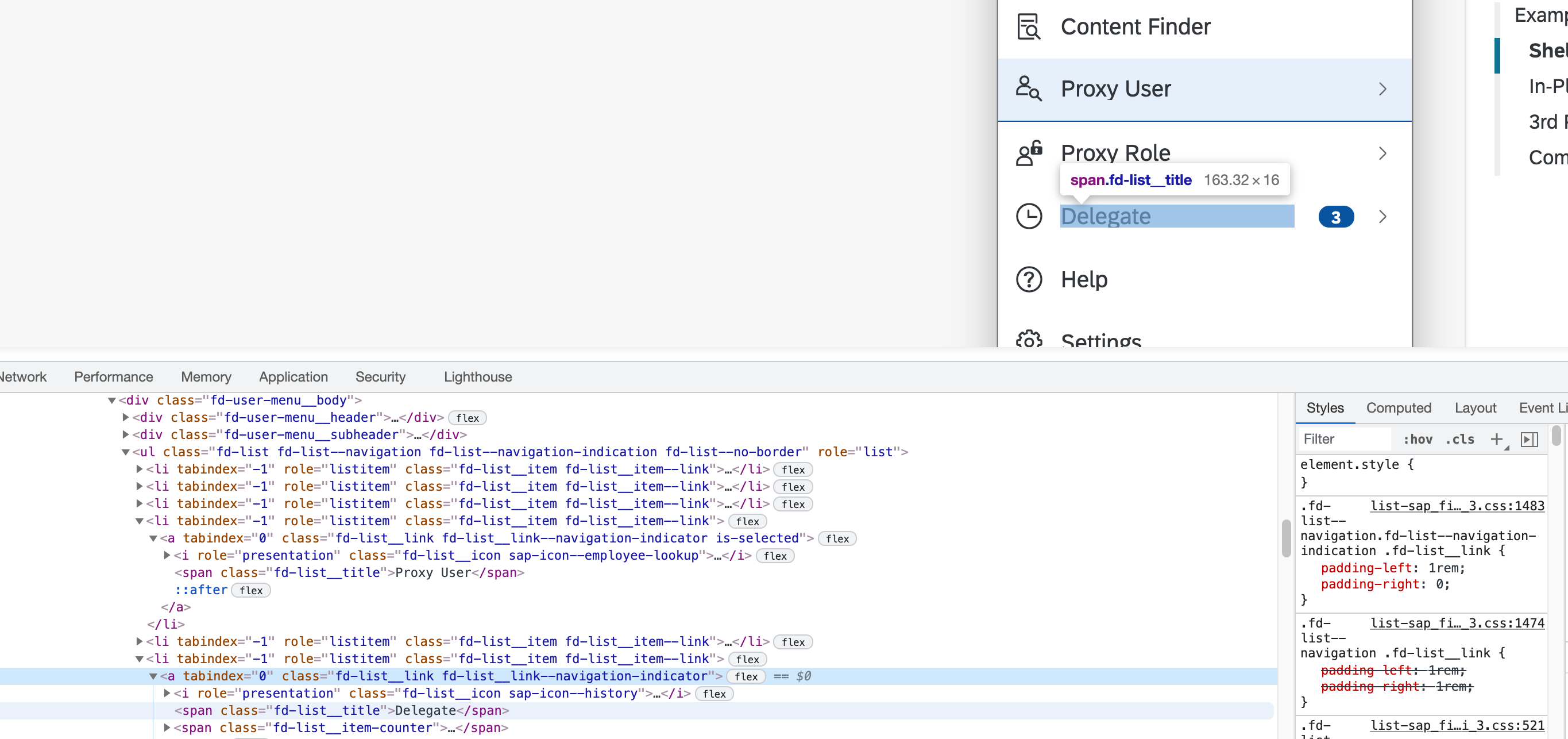 List item text under the new User Menu is partially hidden · Issue #2554 · SAP/fundamental ...