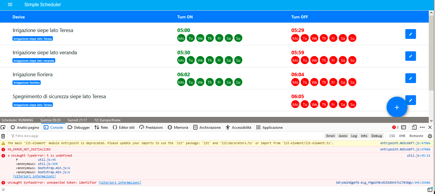 Cannot edit existing schedule after installing 0.30.03 · Issue #41 · arthurdent75 ...
