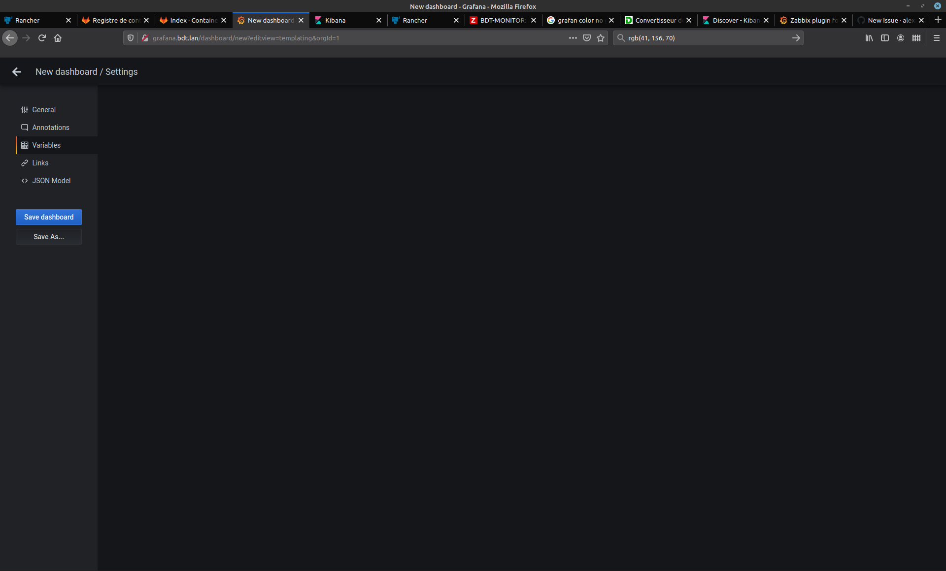 Can't add or modify variable · Issue #959 · grafana/grafana-zabbix · GitHub