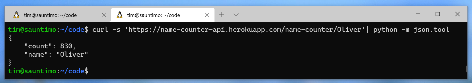 GitHub - sauntimo/name-counter-api: Simple API for counting occurrences ...