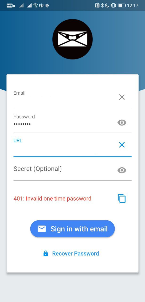 Cannot provide One Time Password · Issue #235 · invoiceninja/admin-portal · GitHub