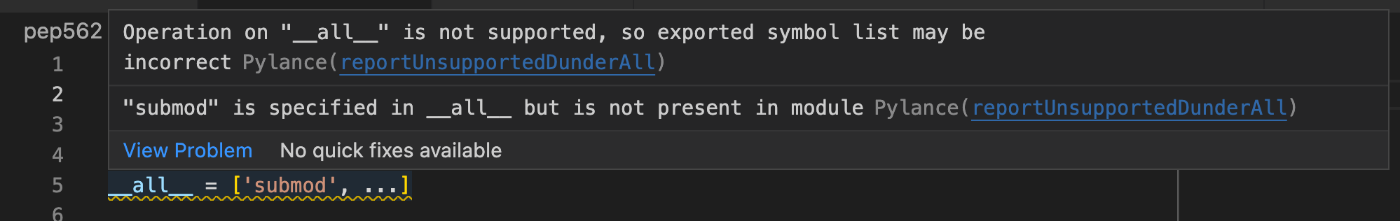No support for lazily loaded submodules · Issue #3595 · microsoft/pyright · GitHub