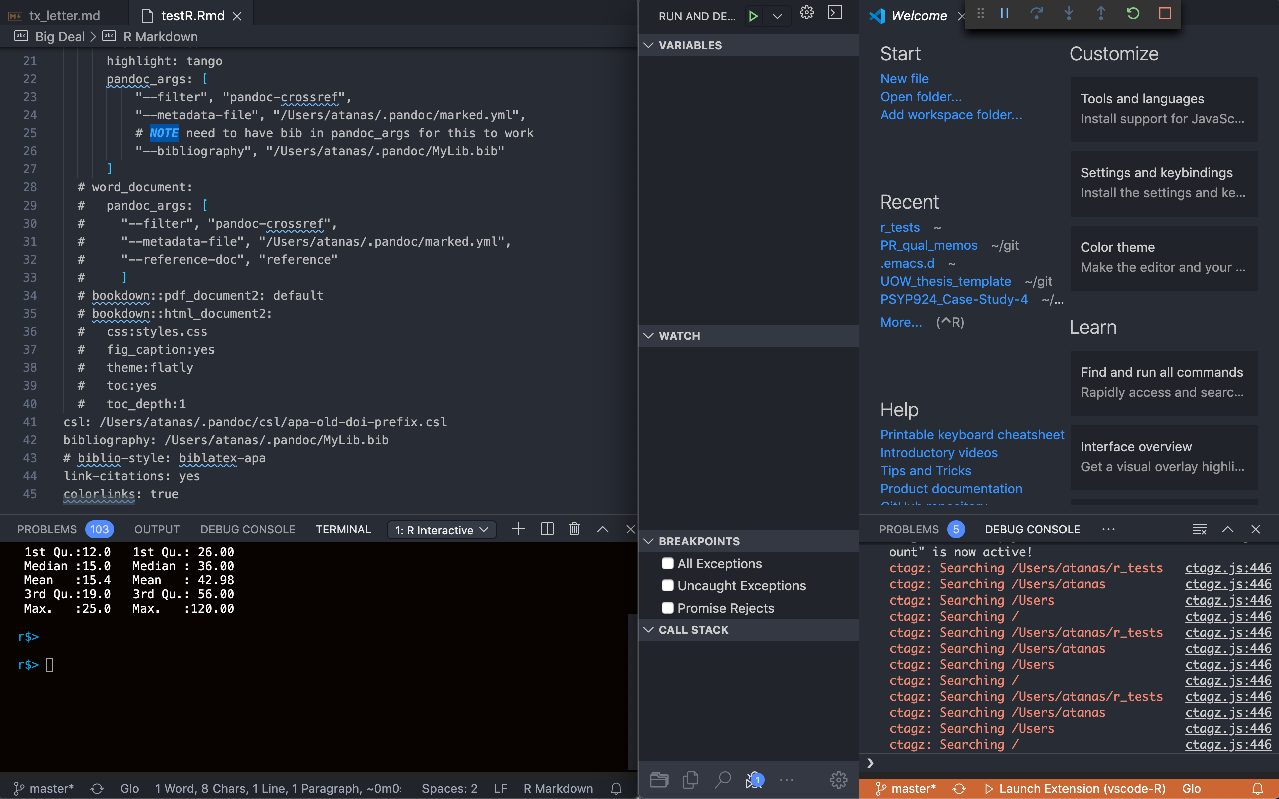 Markdown formatting support · Issue #238 · REditorSupport/vscode-R · GitHub