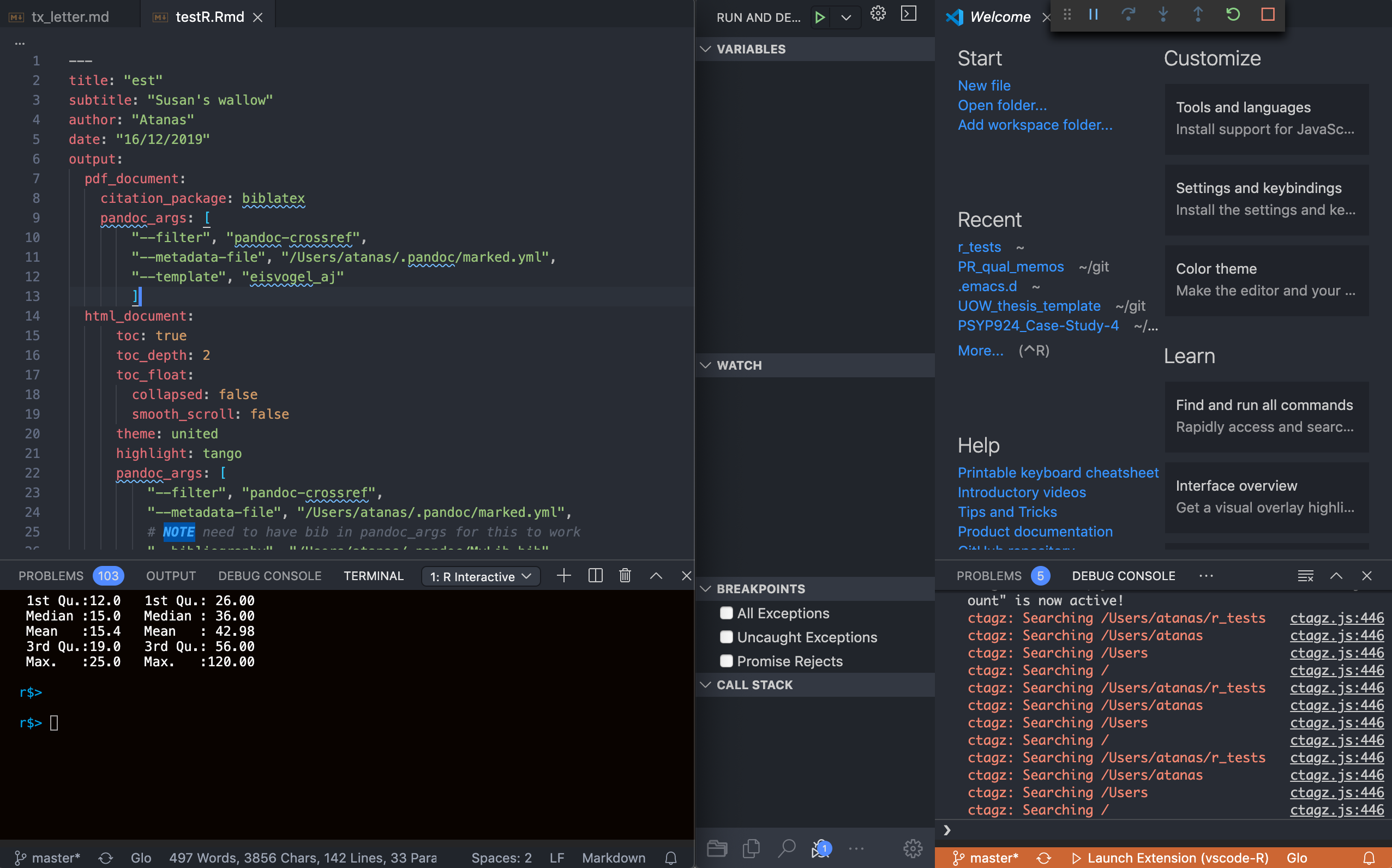 Markdown formatting support · Issue #238 · REditorSupport/vscode-R · GitHub