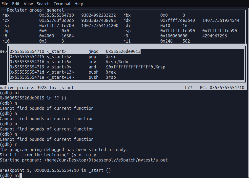 Question about the output binary · Issue #28 · GJDuck/e9patch · GitHub