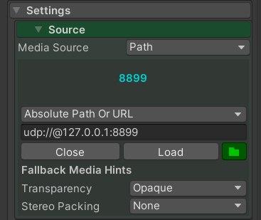 Streaming MPEGTS Video Received via UDP · Issue #1211 · RenderHeads/UnityPlugin-AVProVideo · GitHub
