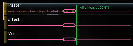 Slider bars jump between "precision" and "mouse position" values ...