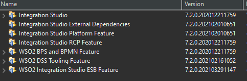 Cannot create BPEL workflow project in WSO2 Integration Studio 7.2 ...