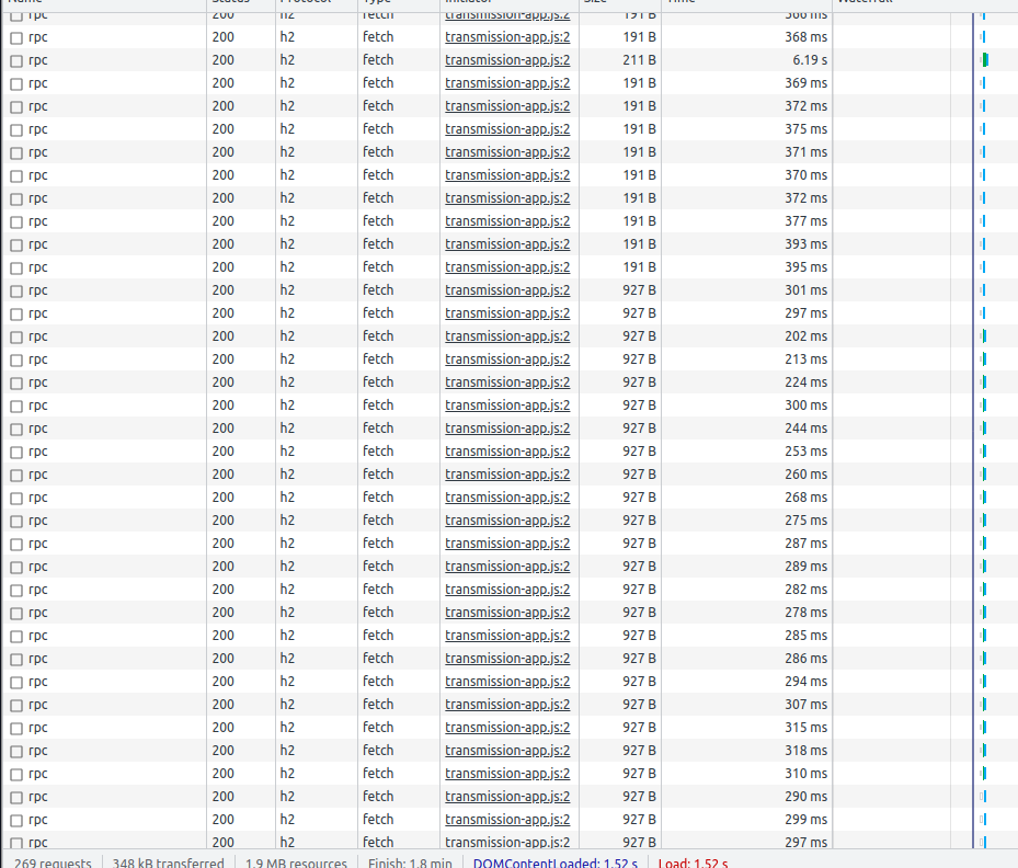 Clicking edit preferences triggers endless calls to rpc API · Issue #5956 · transmission ...