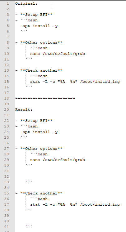 Randomly broken code blocks markup during edits · Issue #4100 · typora/typora-issues · GitHub