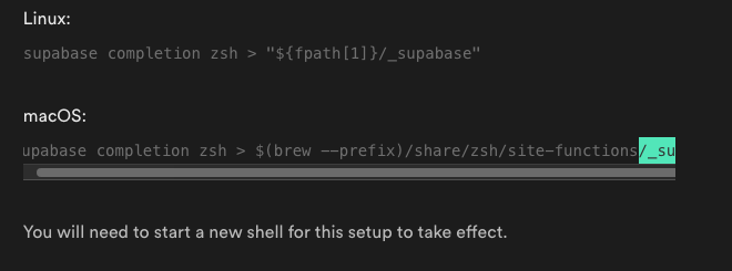 Some Text Is Not Visible In Cli Docs · Issue 13795 · Supabase Supabase · Github