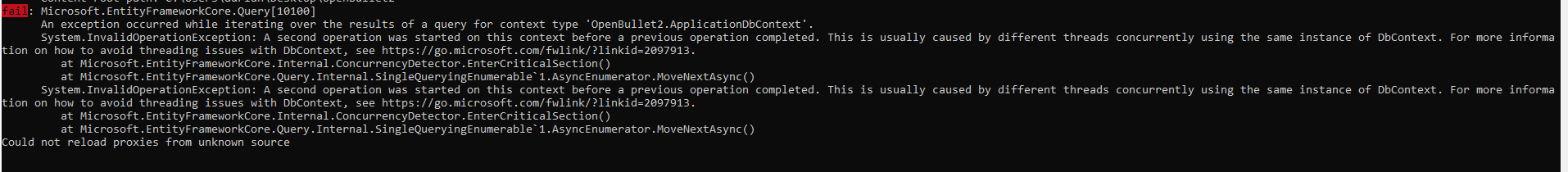 Database not recording after Purge · Issue #307 · openbullet/OpenBullet2 · GitHub