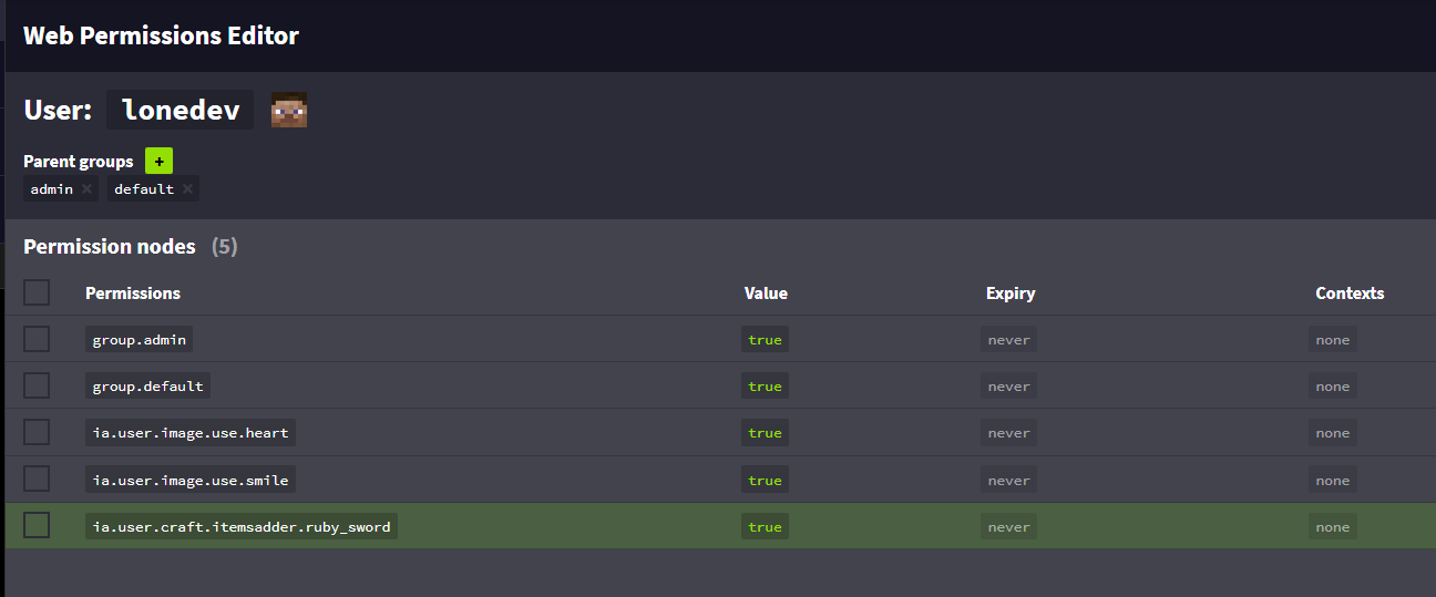 [BUG] Recipes Permission Not Working · Issue #647 · PluginBugs/Issues-ItemsAdder · GitHub