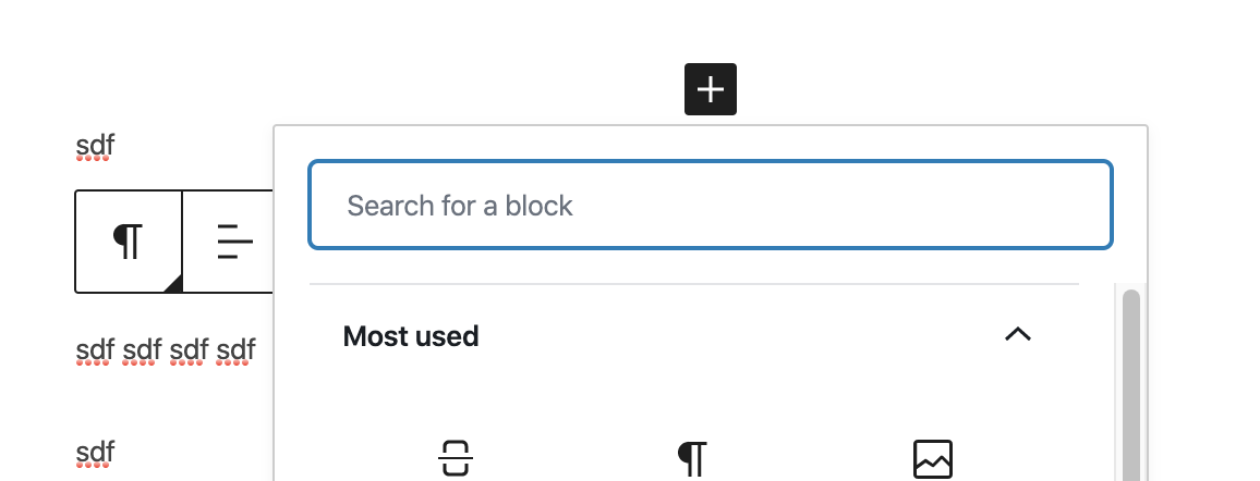 Block Toolbar appears above Block Inserter on Widgets (beta) screen · Issue #15914 · WordPress ...