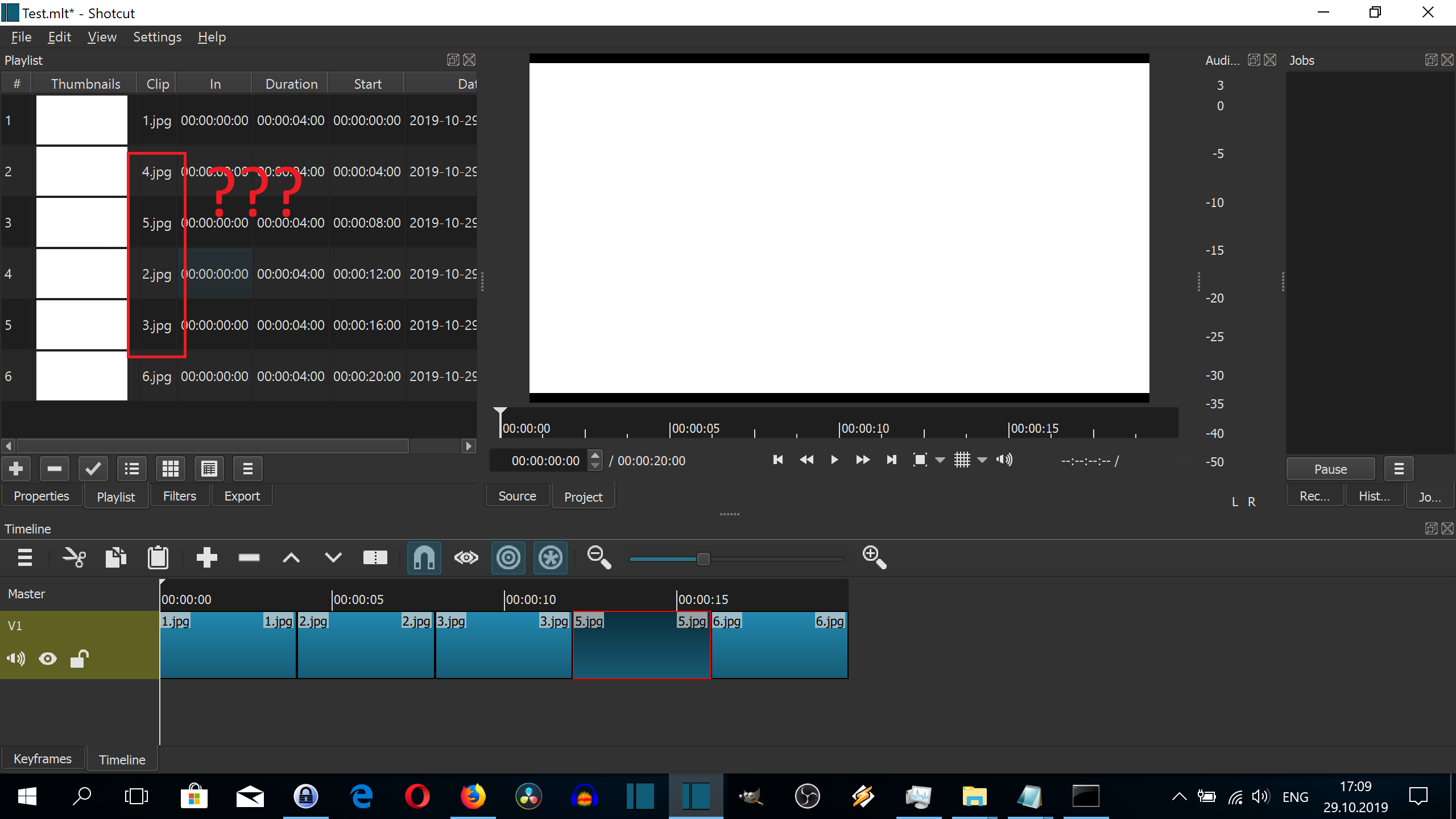 Playlist bug · Issue #788 · mltframework/shotcut · GitHub