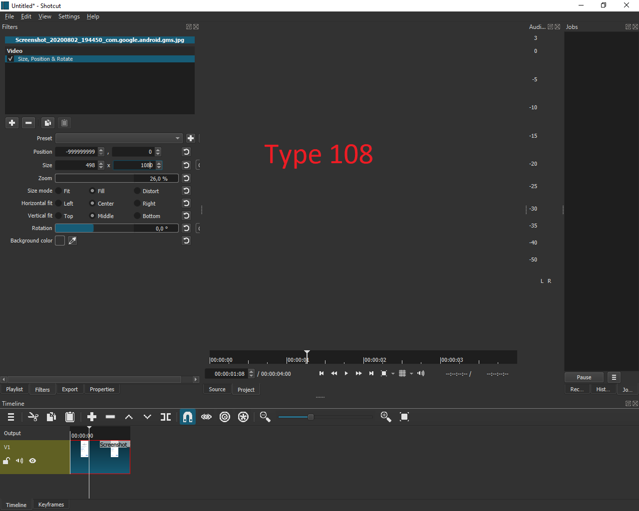 Size filter bug · Issue #946 · mltframework/shotcut · GitHub