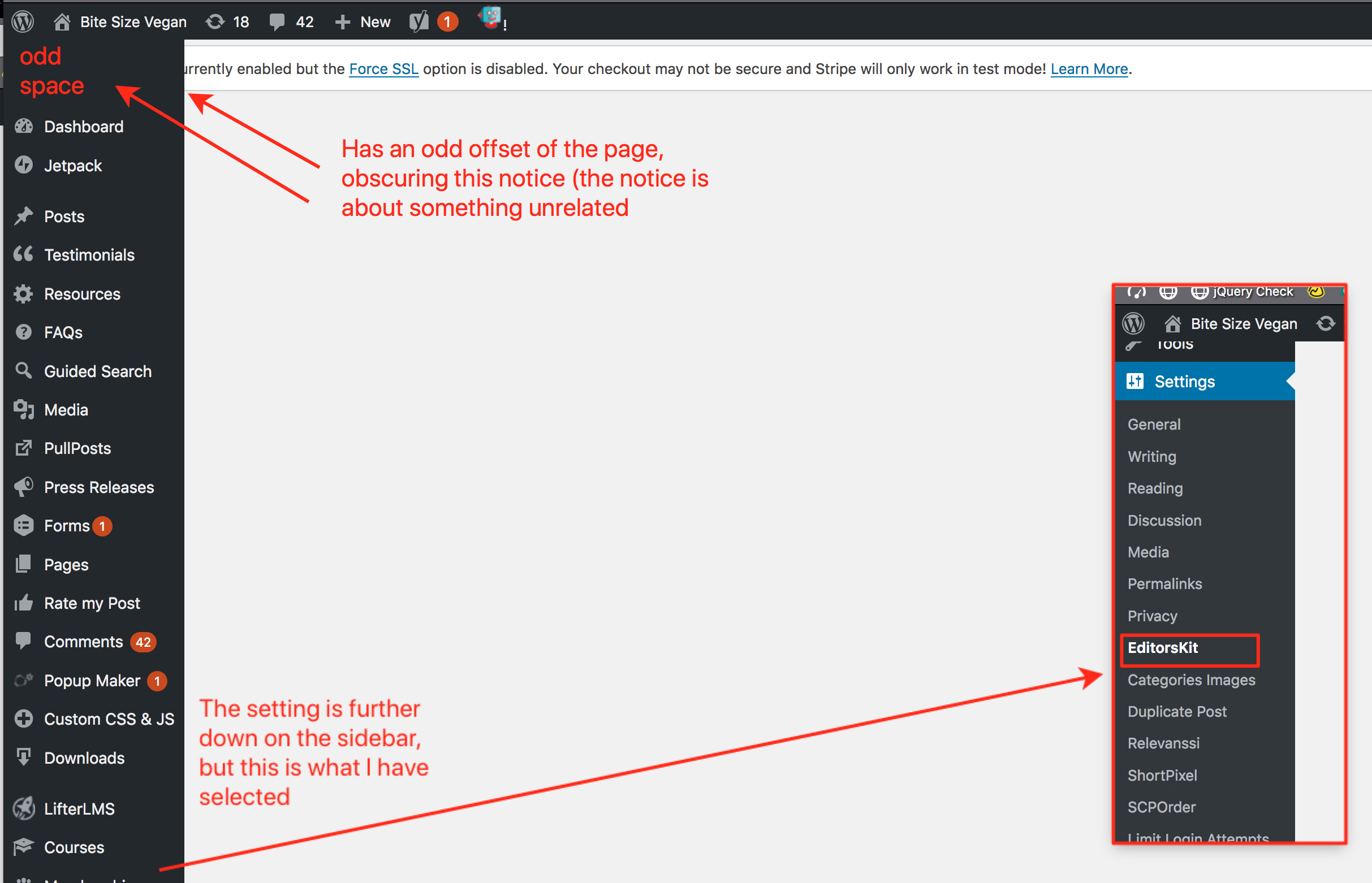 Settings page completely blank · Issue #208 · CakeWP/block-options · GitHub