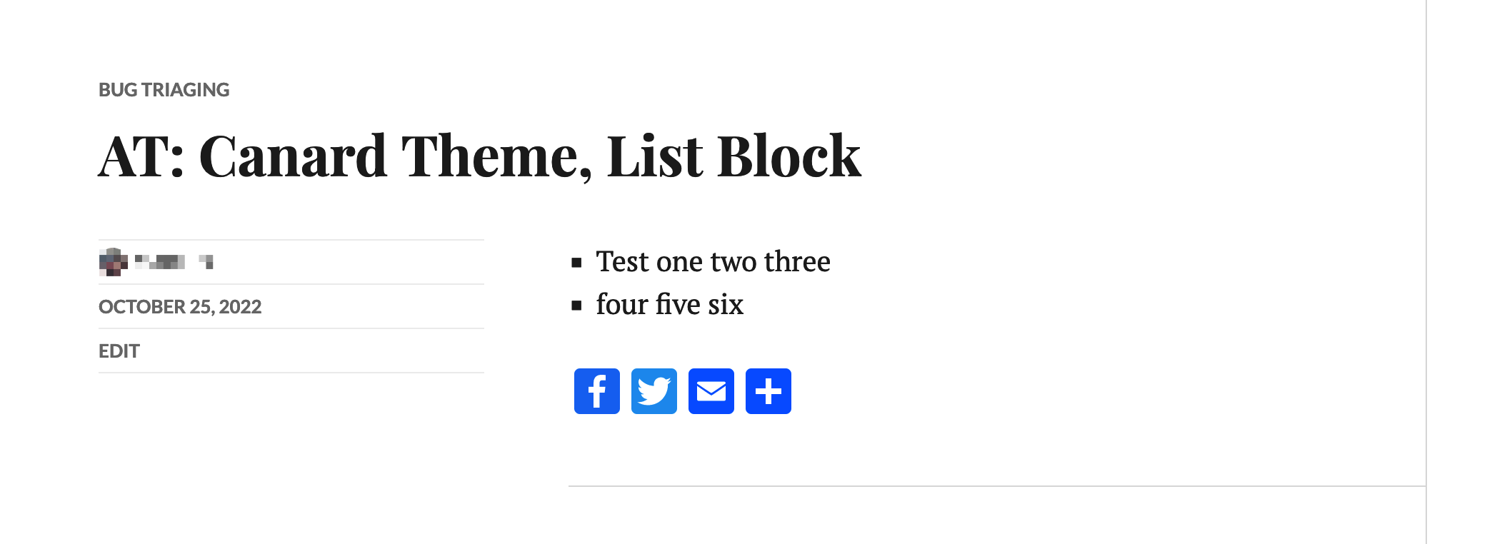Canard: List block displaying incorrectly in the editor, but fine on the published site · Issue ...