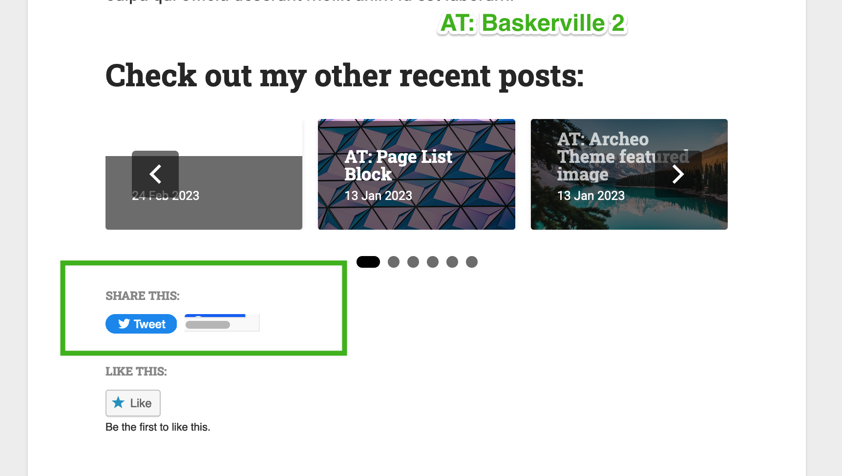Baskerville 2 : Facebook Sharing Button not rendering when set to "Official buttons" style ...
