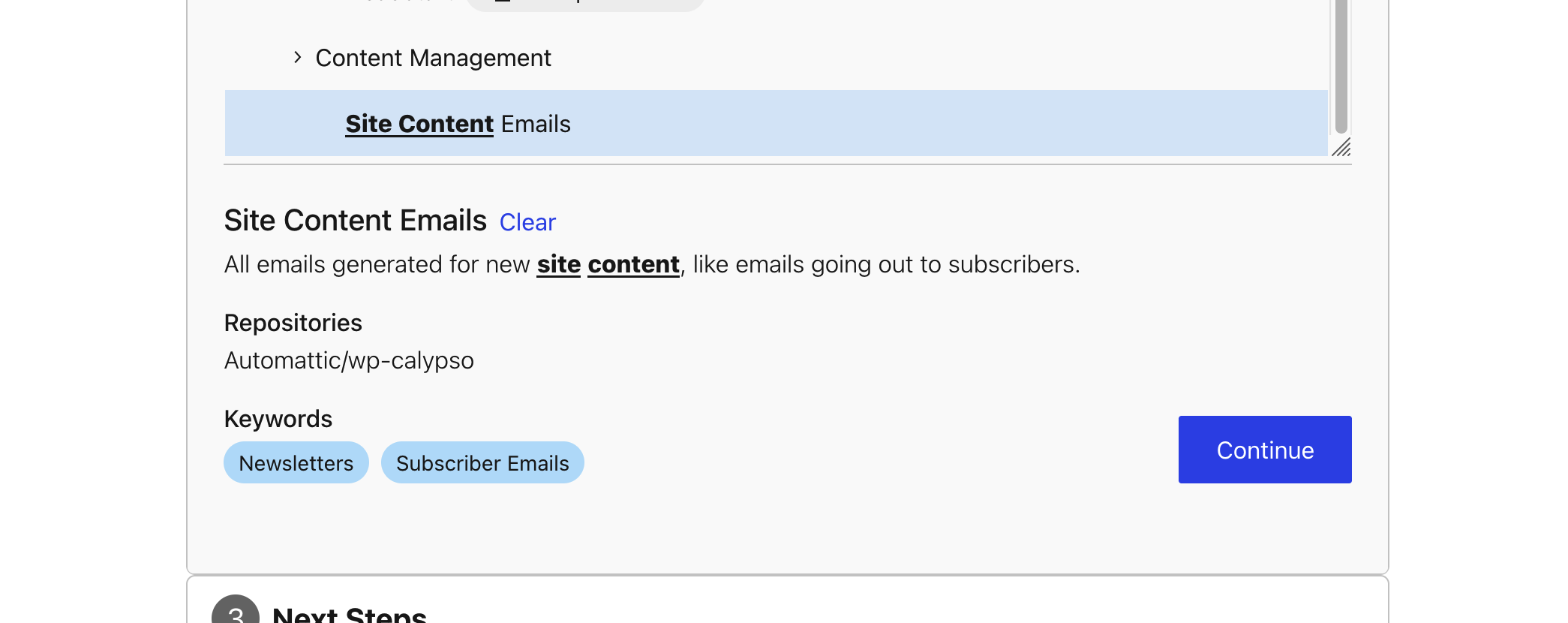 Feature Request More Keywords For Feature Site Content Emails · Issue 158 · Automattic 