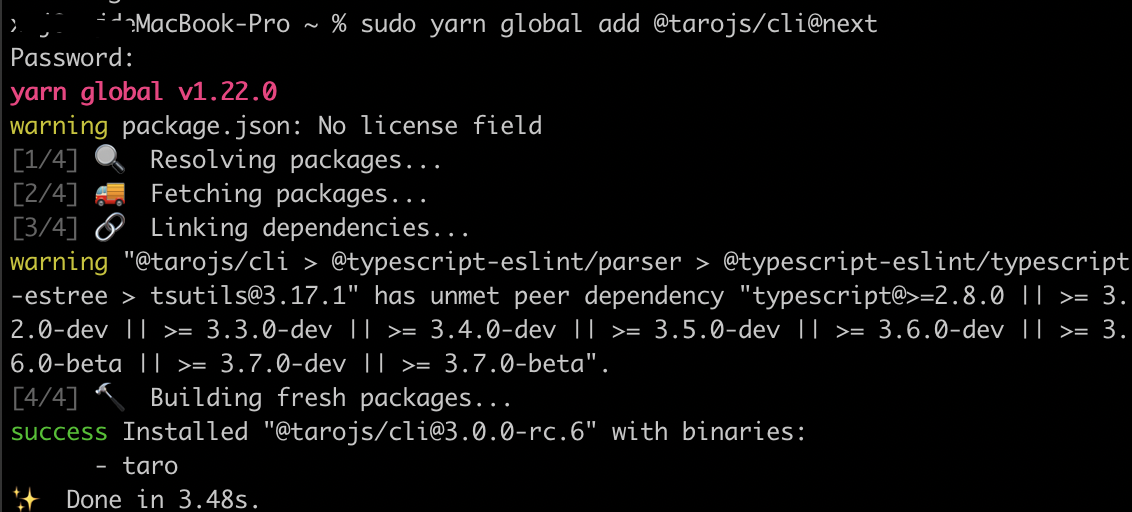 Taro v3.0.0-rc.6云开发模版package.json插件依赖版本问题 · Issue #6864 · NervJS/taro · GitHub