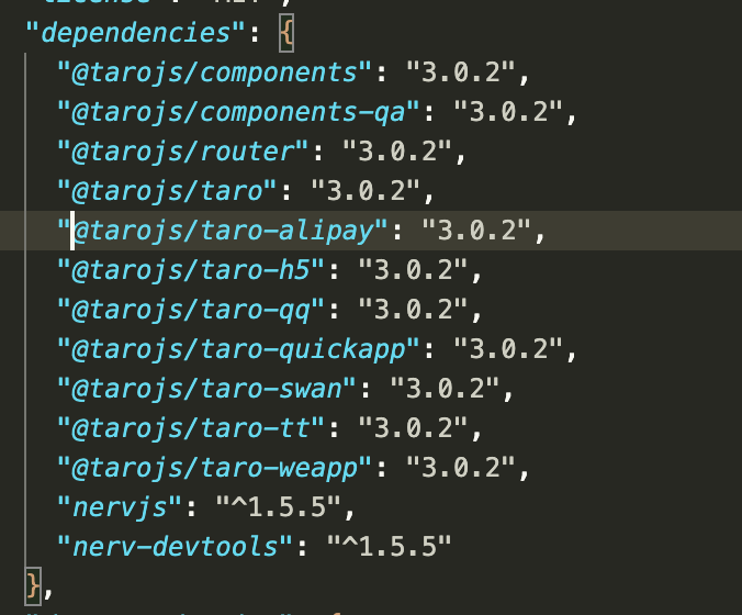 Taro v3.0.0-rc.6云开发模版package.json插件依赖版本问题 · Issue #6864 · NervJS/taro · GitHub